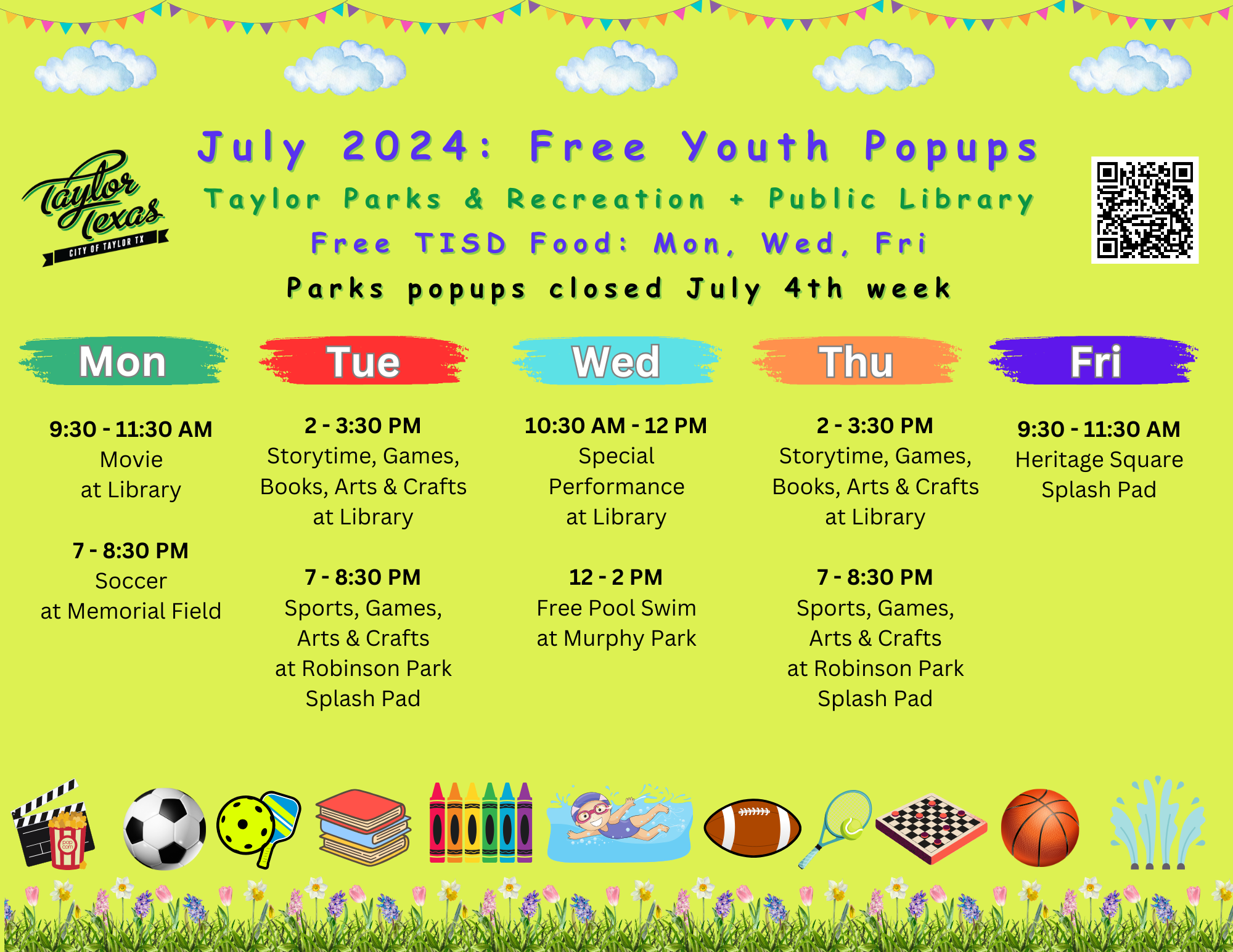 Summer Park Activities | Taylor, TX - Official Website